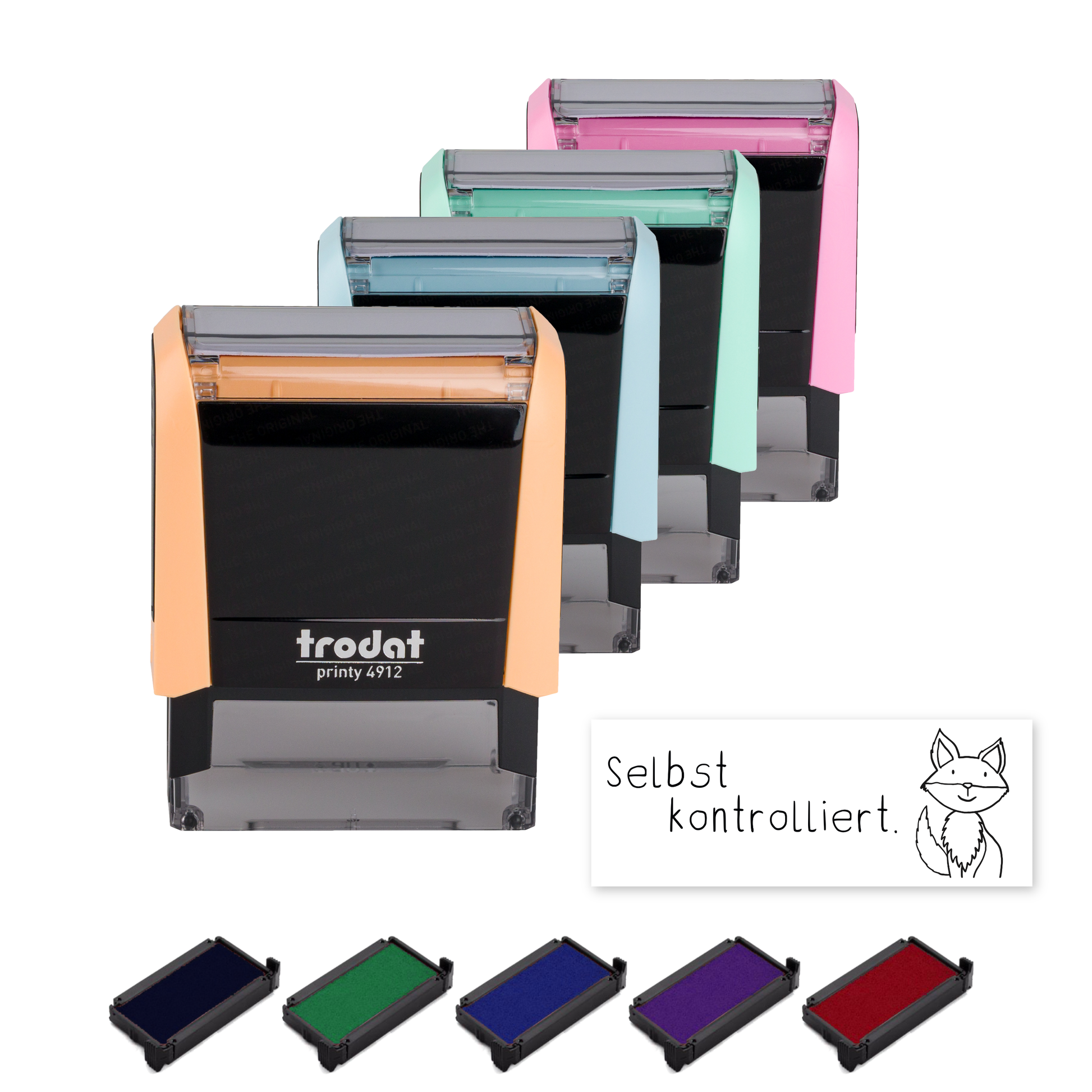 Stempel Fuchs 'Selbst kontrolliert' Schulstempel – Schulkrams